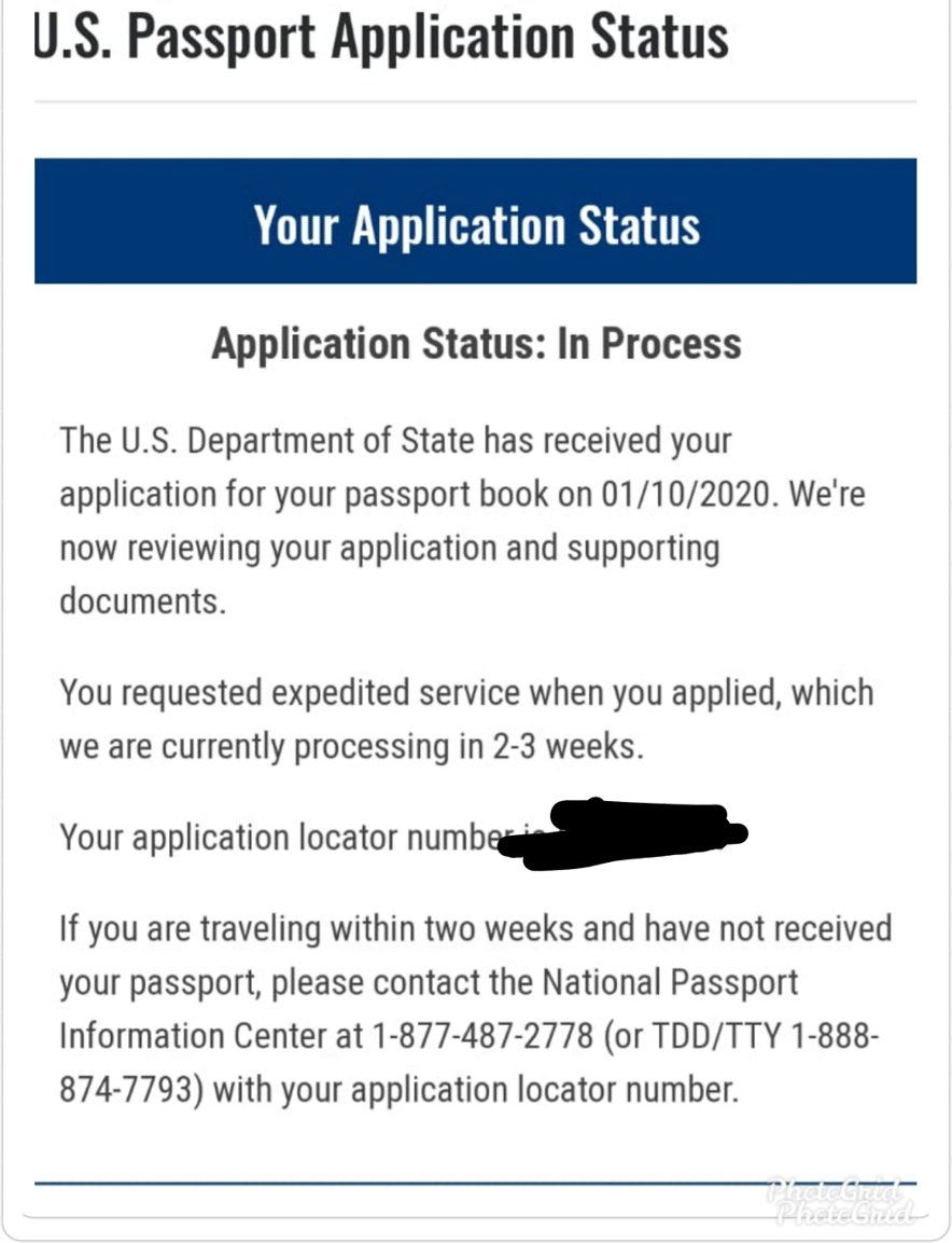 How Accurate The US Passport Application Status Passports Etc