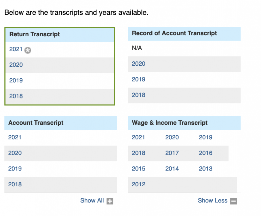 Tax return forms in NVC stage - National Visa Center (Dept of State ...