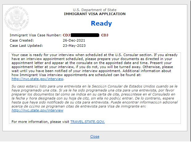 Nvc Transferred To Consulate Ready No Interview Ir 1 Cr 1 Spouse